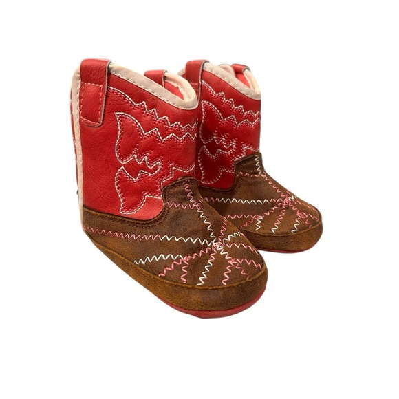 Ariat | Shoes | Ariat Lil Stompers Infant Girls Pink Western Cowboy ...